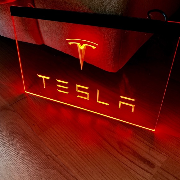 Other | Tesla Led Neon Light Sign 8x12 | Poshmark